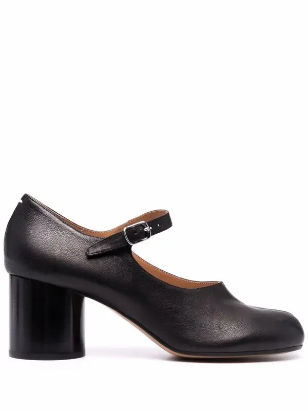 MAISON MARGIELA Tabi 60mm Mary Jane Pumps - Black
