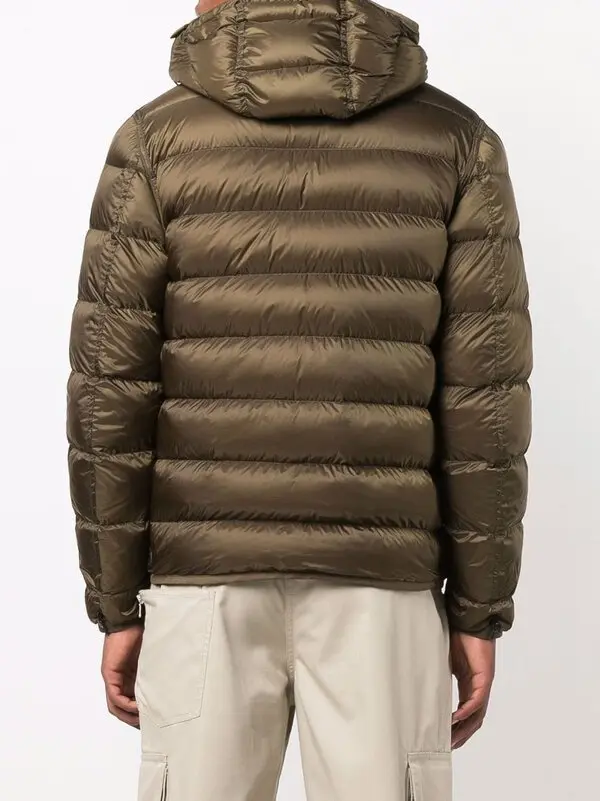 TEN C Logo-patch Puffer Jacket