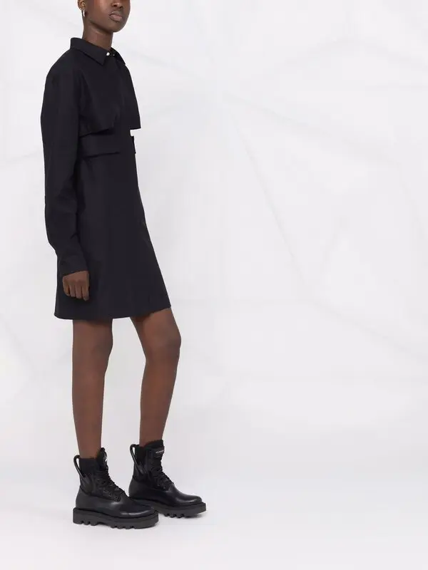 Givenchy Graphic Cut-out A-line Shirt Dress