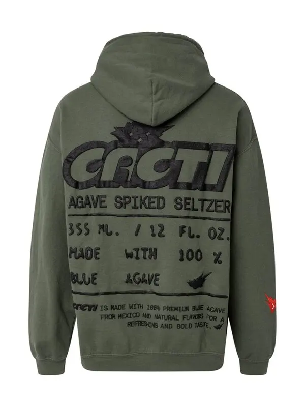 パーカー Travis Scott CACTI MONO SEAL HOODIE Travis Scott Long-Leeve Cacti Hoodie In Green - 29% Off | Editorialist