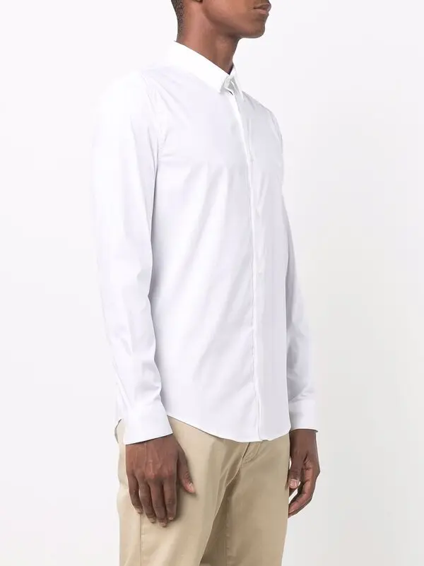 Emporio Armani Logo-patch Longsleeved Shirt