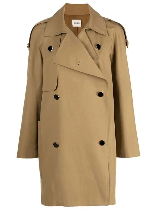 Khaite Eden Double-breasted Trench Coat