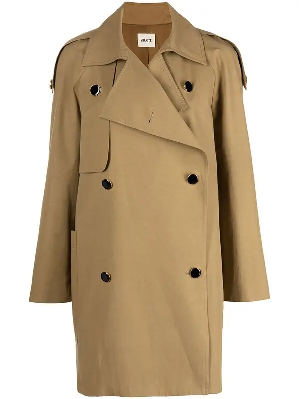 Khaite Eden Double-breasted Trench Coat
