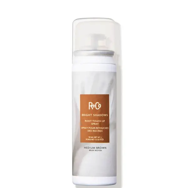 R+Co Bright Shadows Root Touch-up Spray 1.5 Oz - Medium Brown