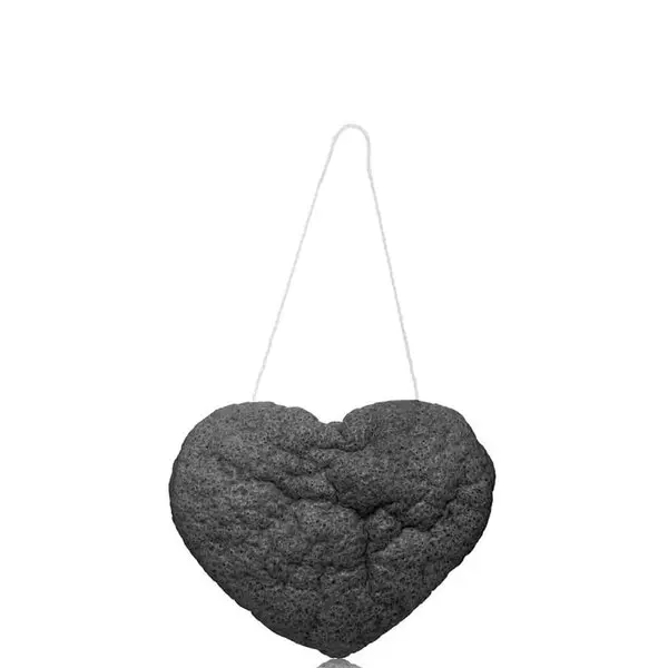 ONE LOVE ORGANICS The Cleansing Spongecharcoal Heart Shape - One-color