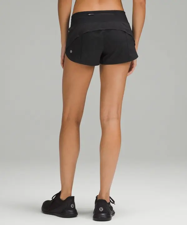 Lululemon Speed Up Low-rise Lined Short 2.5 - Black