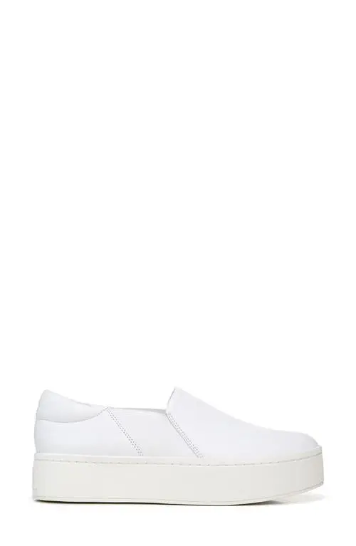 Vince Warren Platform Slip-on Sneakers - Plaster Leather
