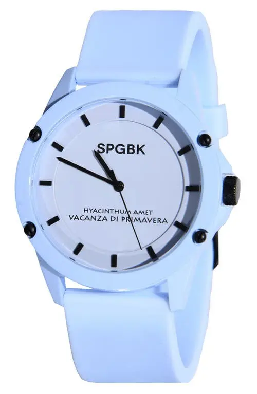 SPGBK WATCHES Silicone Strap Watch - Periwinkle
