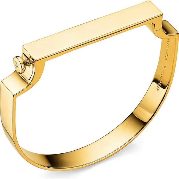 Monica Vinader Signature Bangle - Gold