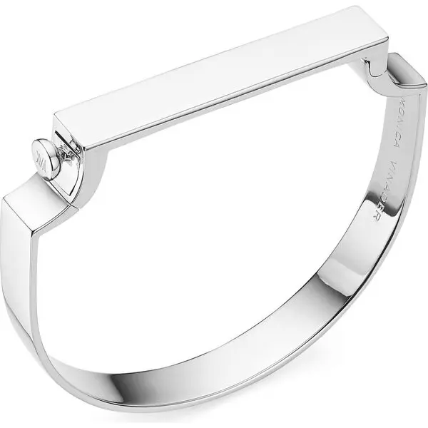 Monica Vinader Signature Bangle - Silver