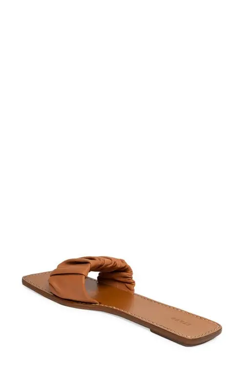 Staud Nina Ruched Slide Sandal