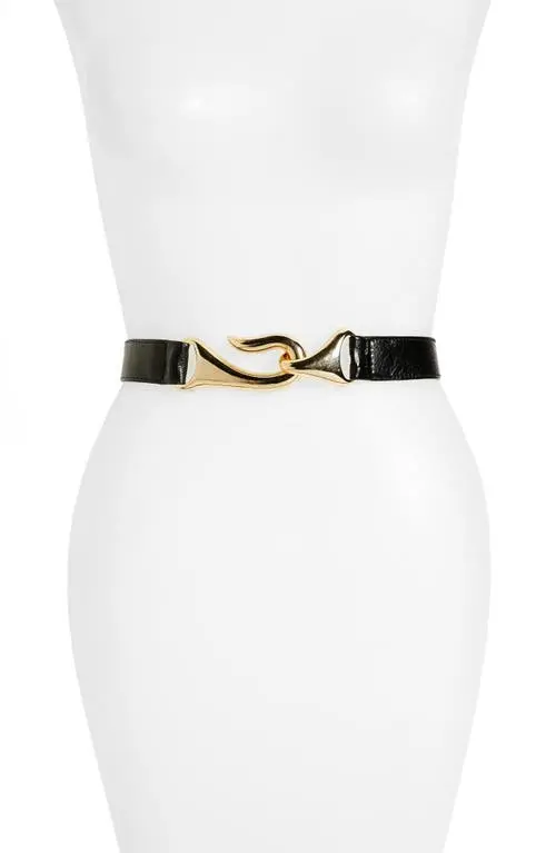 RAINA BELTS Aries Leather Belt - Black