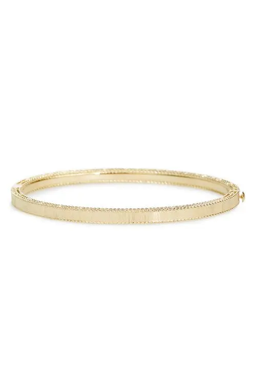 Roberto Coin 18k Gold Diamond Bangle - Yellow Gold