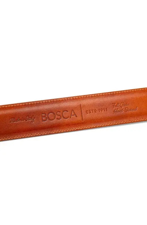 Bosca Sorrento Leather Belt
