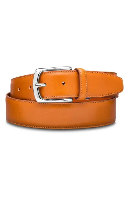 Bosca Roma Leather Belt - Saddle