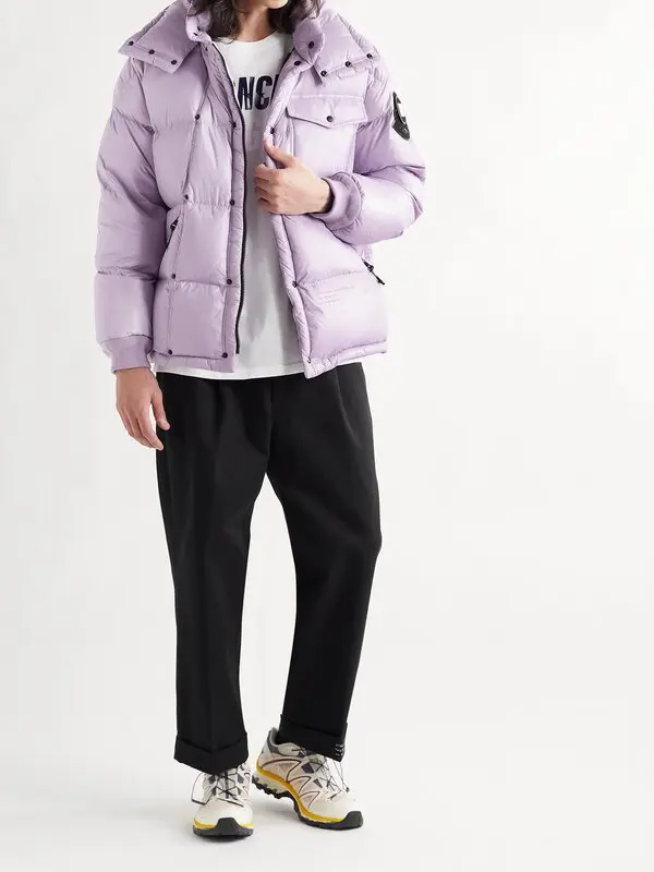 Moncler Anthemyx Quilted Shell Hooded Down Jacket