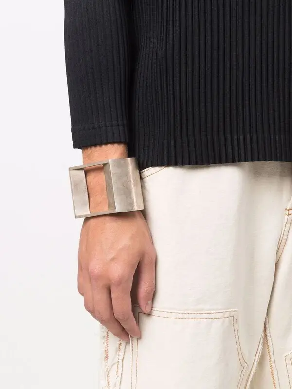 PARTS OF FOUR Crescent Plane Gateway Open Cuff Bracelet