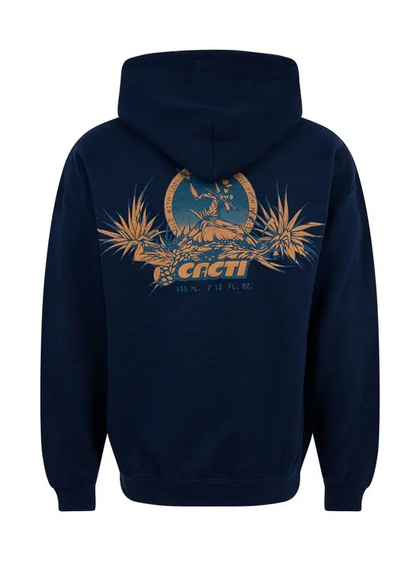 Travis Scott X Cacti Heritage Logo-Print Hoodie In Black - 23% Off