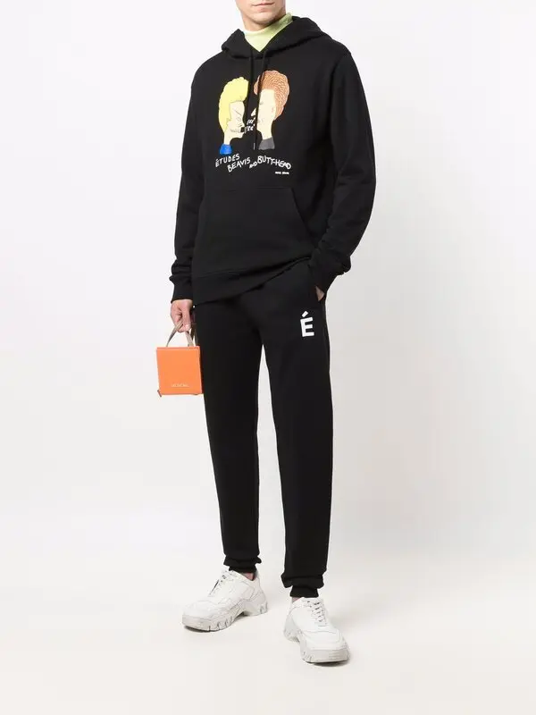 éTudes Studio Beavis & Butthead Print Hoodie In Black - 54% Off 
