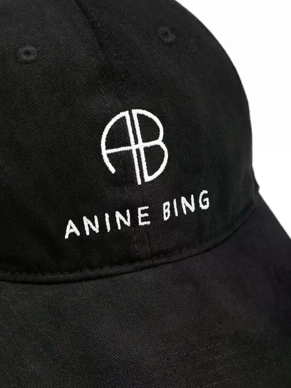 ANINE BING Logo-detail Cap