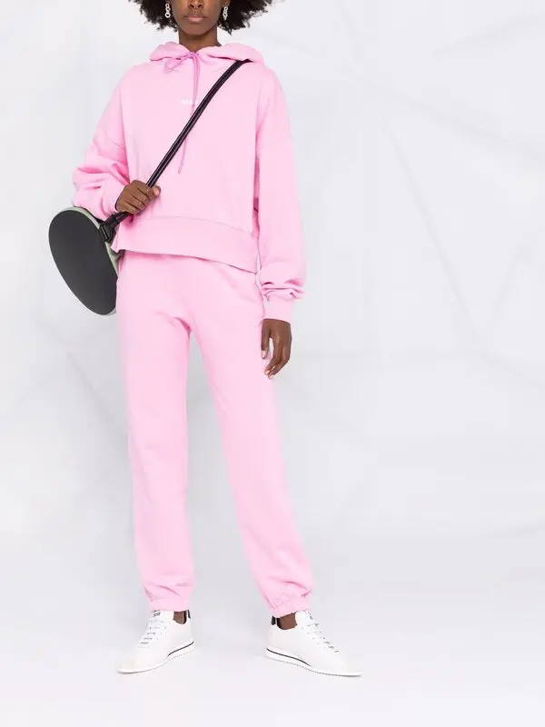 MSGM Logo-print Track Pants - Pink