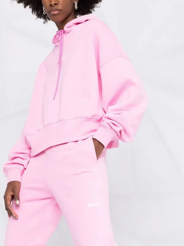 MSGM Logo-print Track Pants - Pink