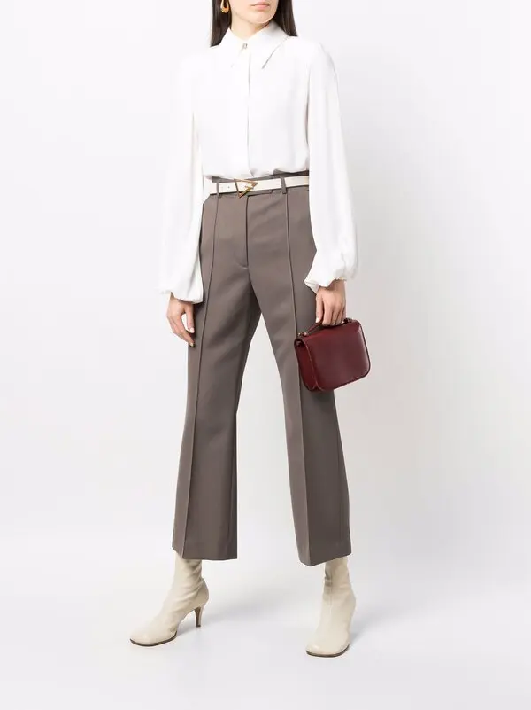 Elisabetta Franchi Draped Sleeve Blouse