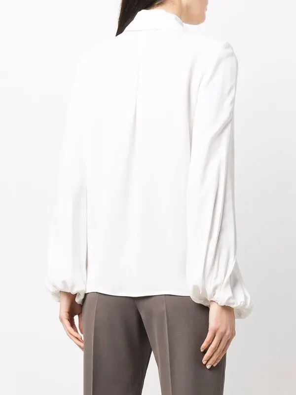 Elisabetta Franchi Draped Sleeve Blouse