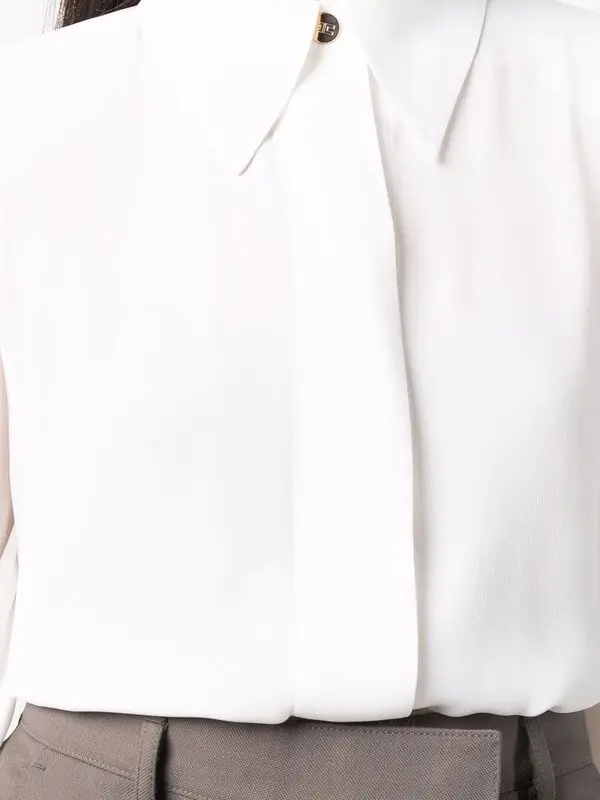 Elisabetta Franchi Draped Sleeve Blouse