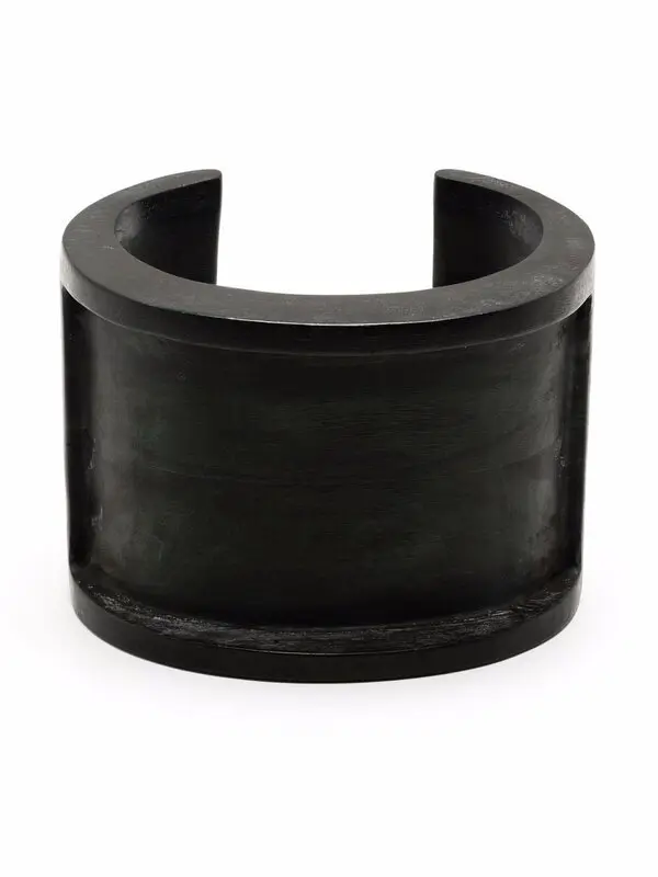 PARTS OF FOUR Crescent Channel Bracelet - Black