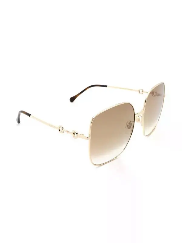 Gucci Horsebit-embellished Oversized Sunglasses