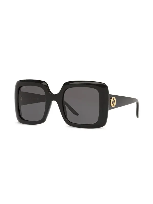 Gucci Oversized Square-frame Sunglasses - Black