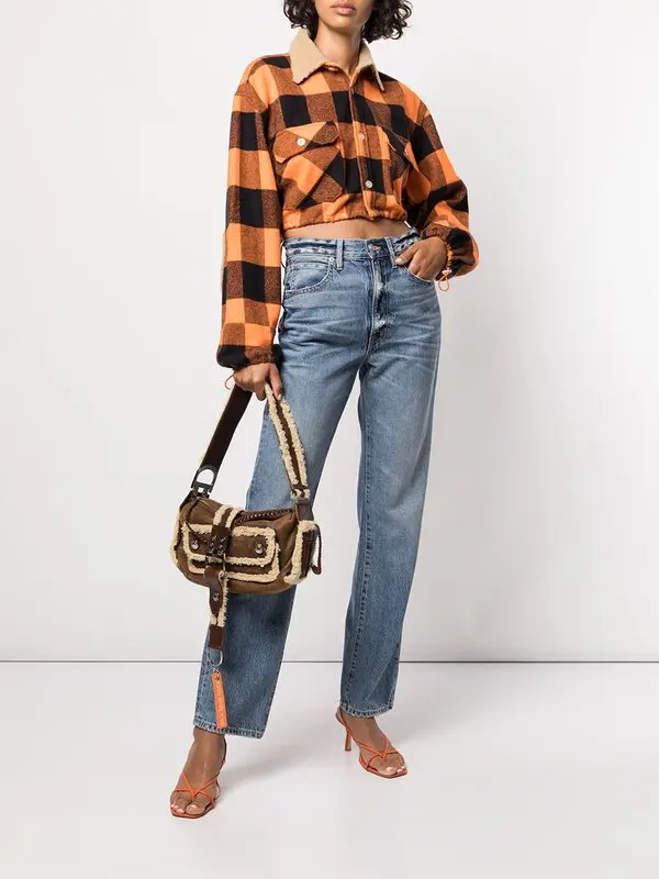 ROMEO HUNTE Lucy Flannel Cropped Jacket