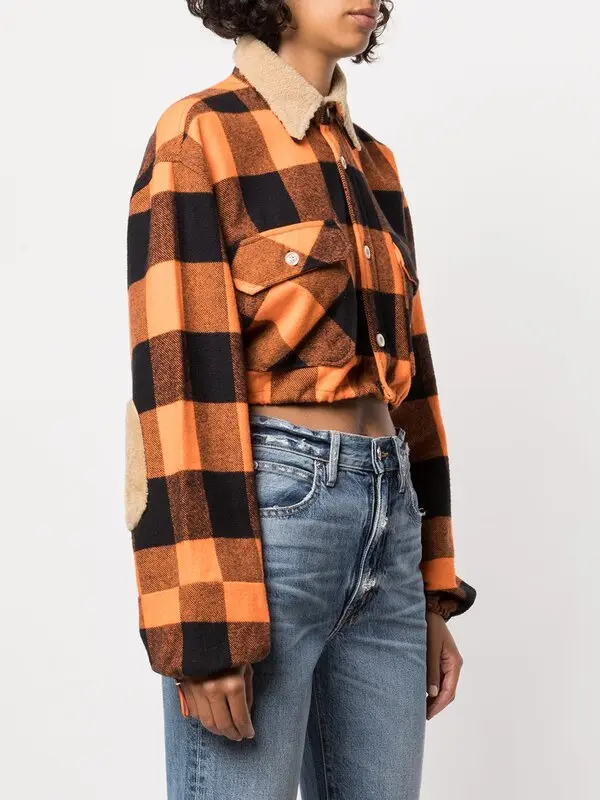 ROMEO HUNTE Lucy Flannel Cropped Jacket