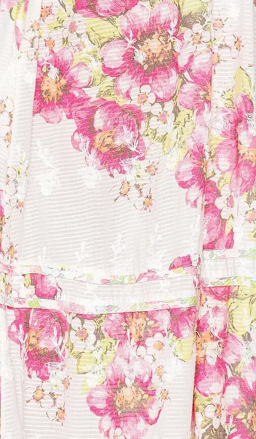 LoveShackFancy Oakley Dress In White