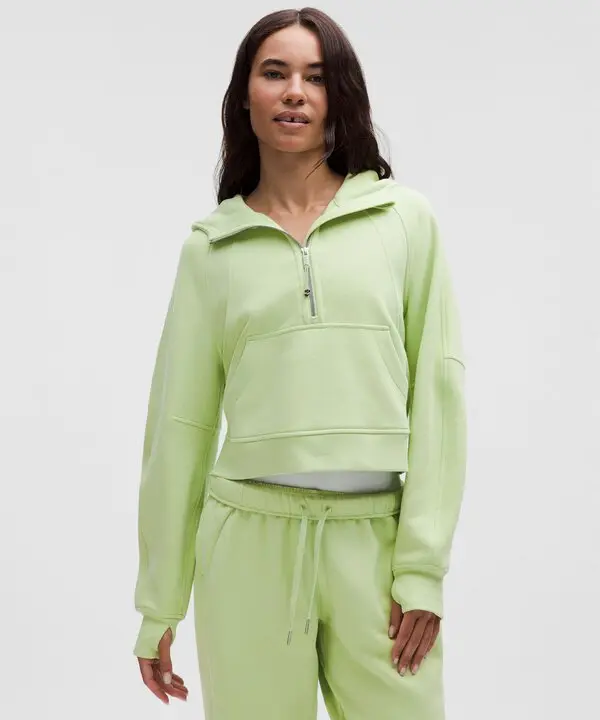 Lululemon Scuba Oversized Half-Zip Hoodie - Lemongrass