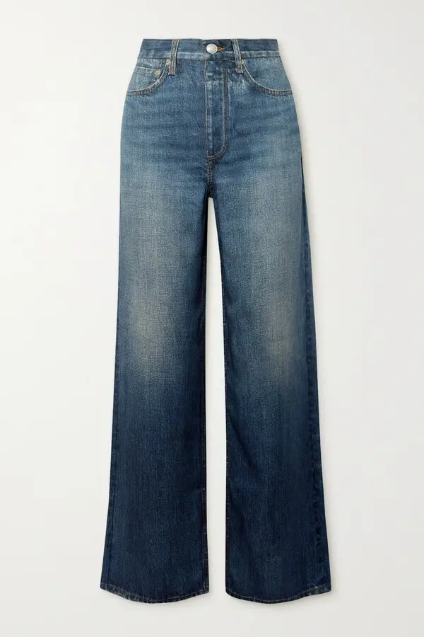 Rag & Bone Miramar Printed Tencel Lyocell Straight-leg Pants