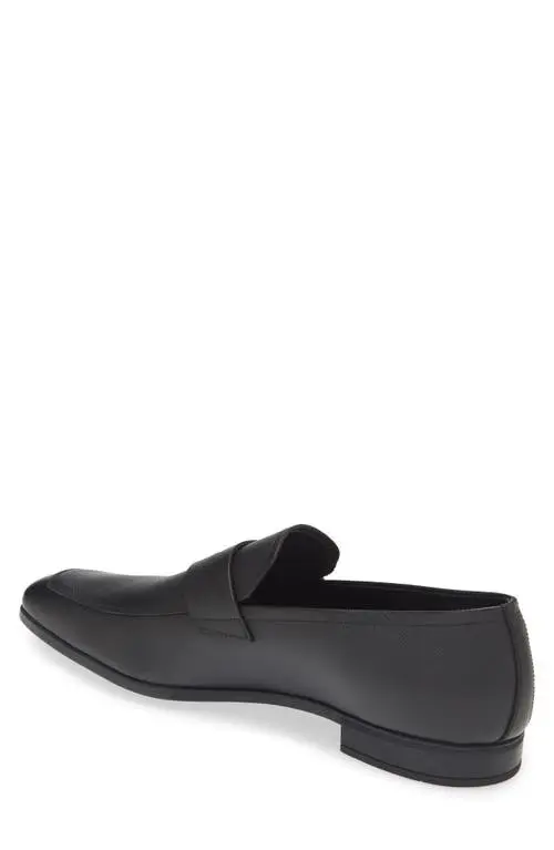 Prada Saffiano Leather Penny Loafer