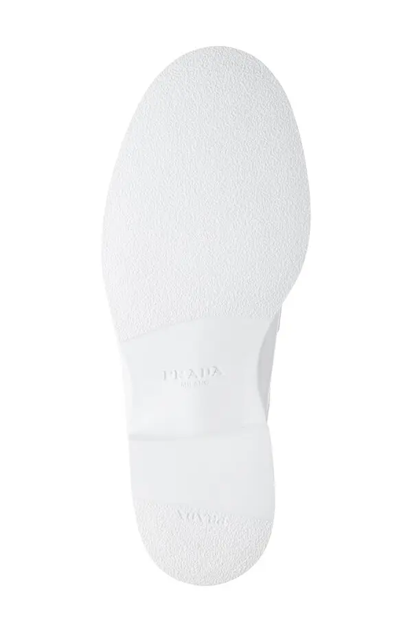 Prada Logo Platform Loafer Mule
