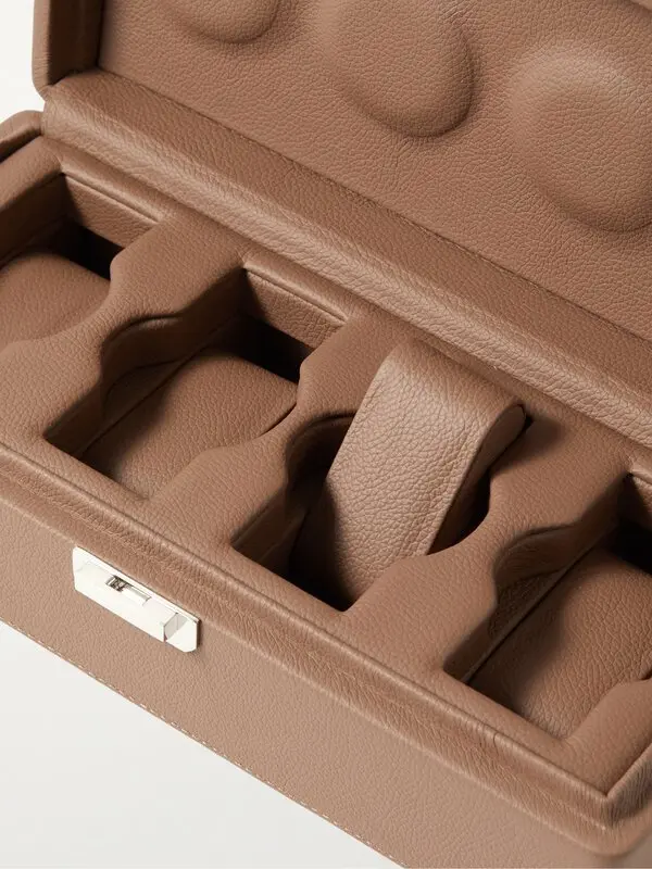 SCATOLA DEL TEMPO Full-grain Leather Watch Box