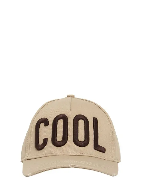 Dsquared2 Cool Patch Cotton Gabardine Cap