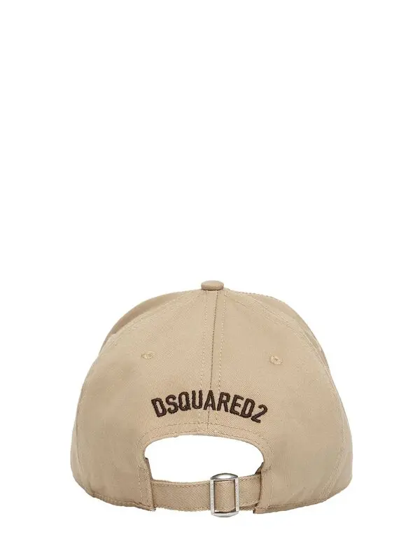 Dsquared2 Cool Patch Cotton Gabardine Cap