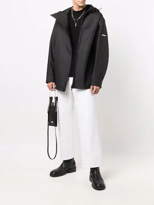 AMBUSH Coated Zip-front Jacket - Black