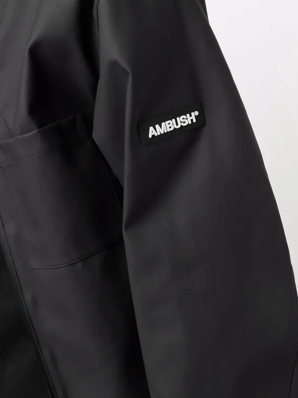 AMBUSH Coated Zip-front Jacket - Black