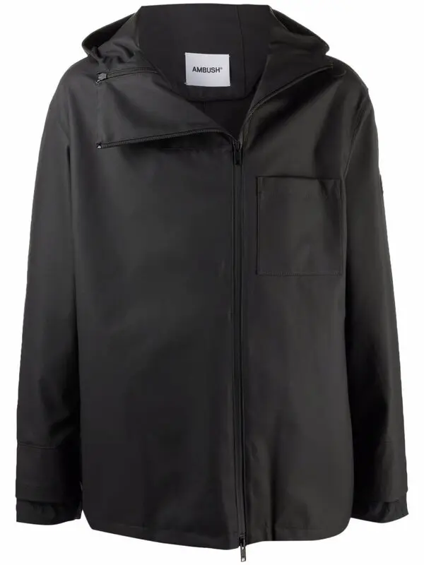 AMBUSH Coated Zip-front Jacket - Black