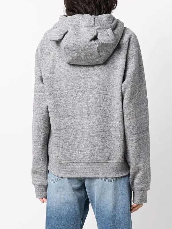 Dsquared2 Logo-print Cotton Hoodie - Grey