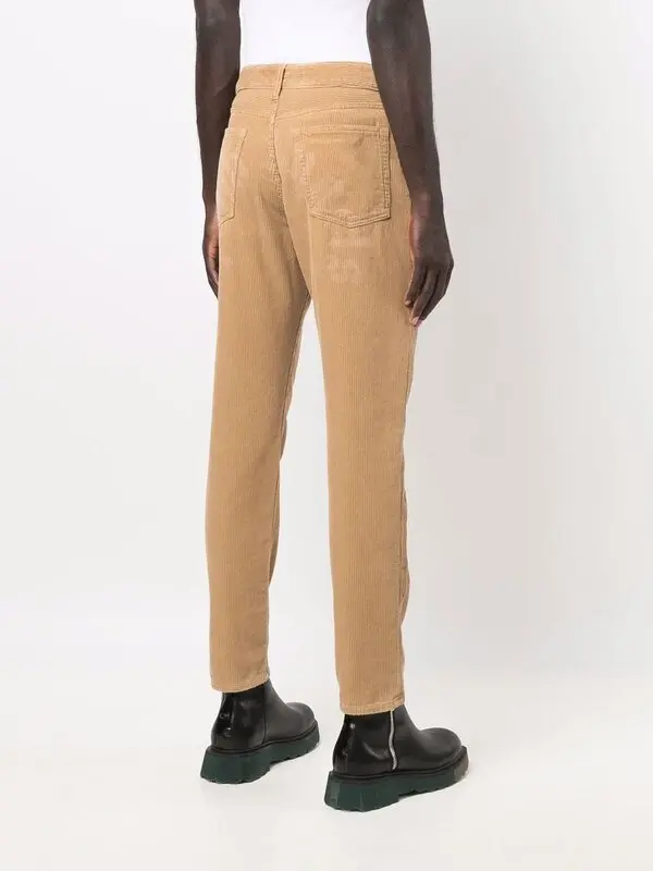 Palm Angels Slim Leg Corduroy Trousers - Neutrals