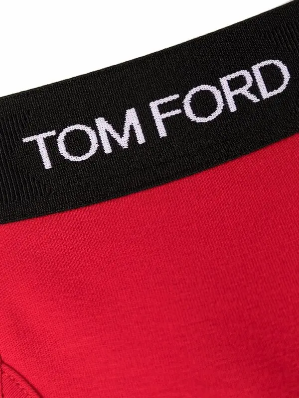 TOM FORD Logo Waistband Boxers - Red