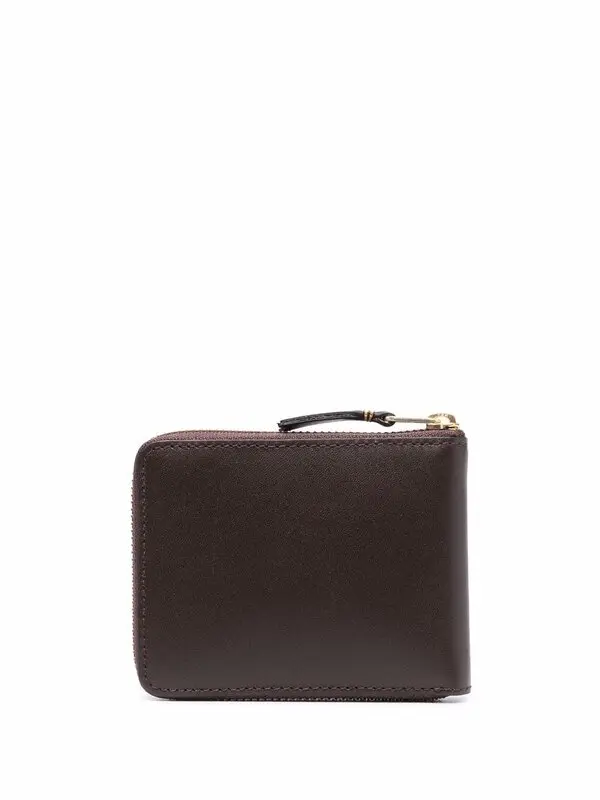 Comme Des Garçons Grained Leather Wallet - Brown