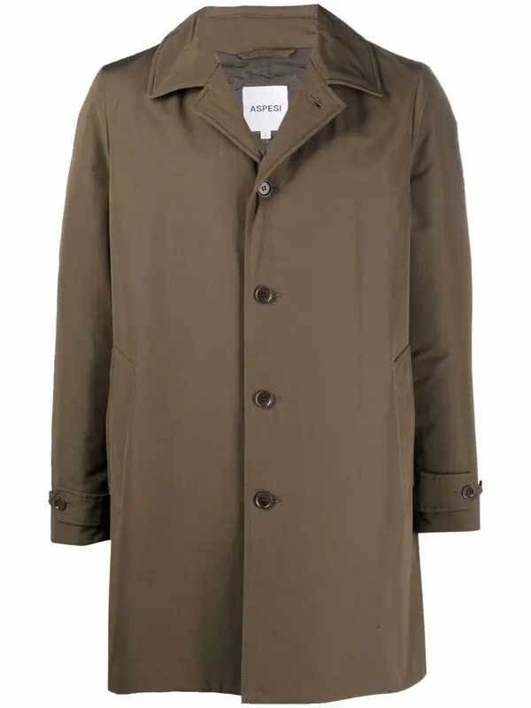 Aspesi Single-breasted Tailored Coat